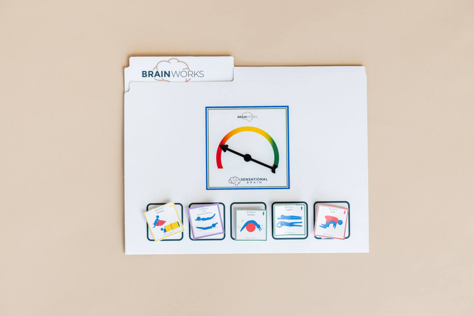 Brainworks File Folder with Spinner - SensationalBrain