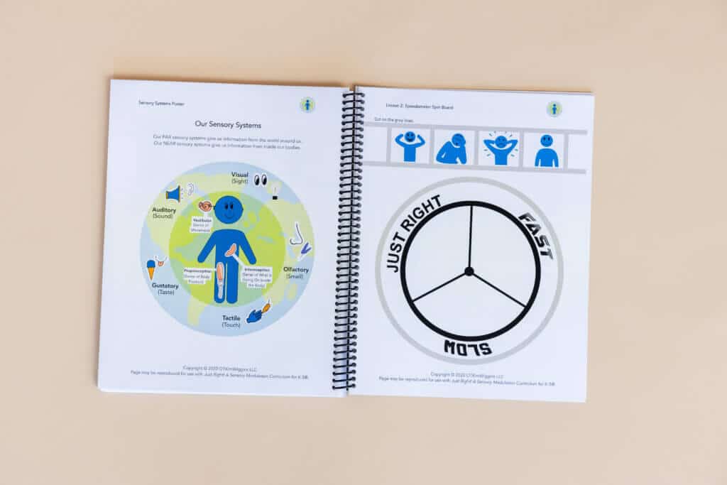Just Right! A Sensory Modulation Curriculum for K-5® - Printed Book ...