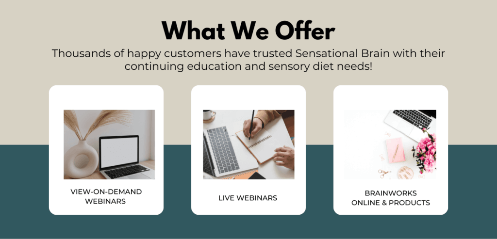 SensationalBrain - Continuing Education for OTs, Parents & Educators