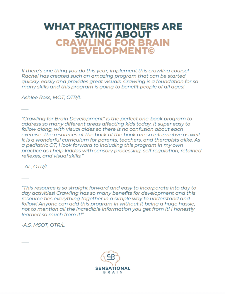Crawling for Brain Development© Curriculum - SensationalBrain